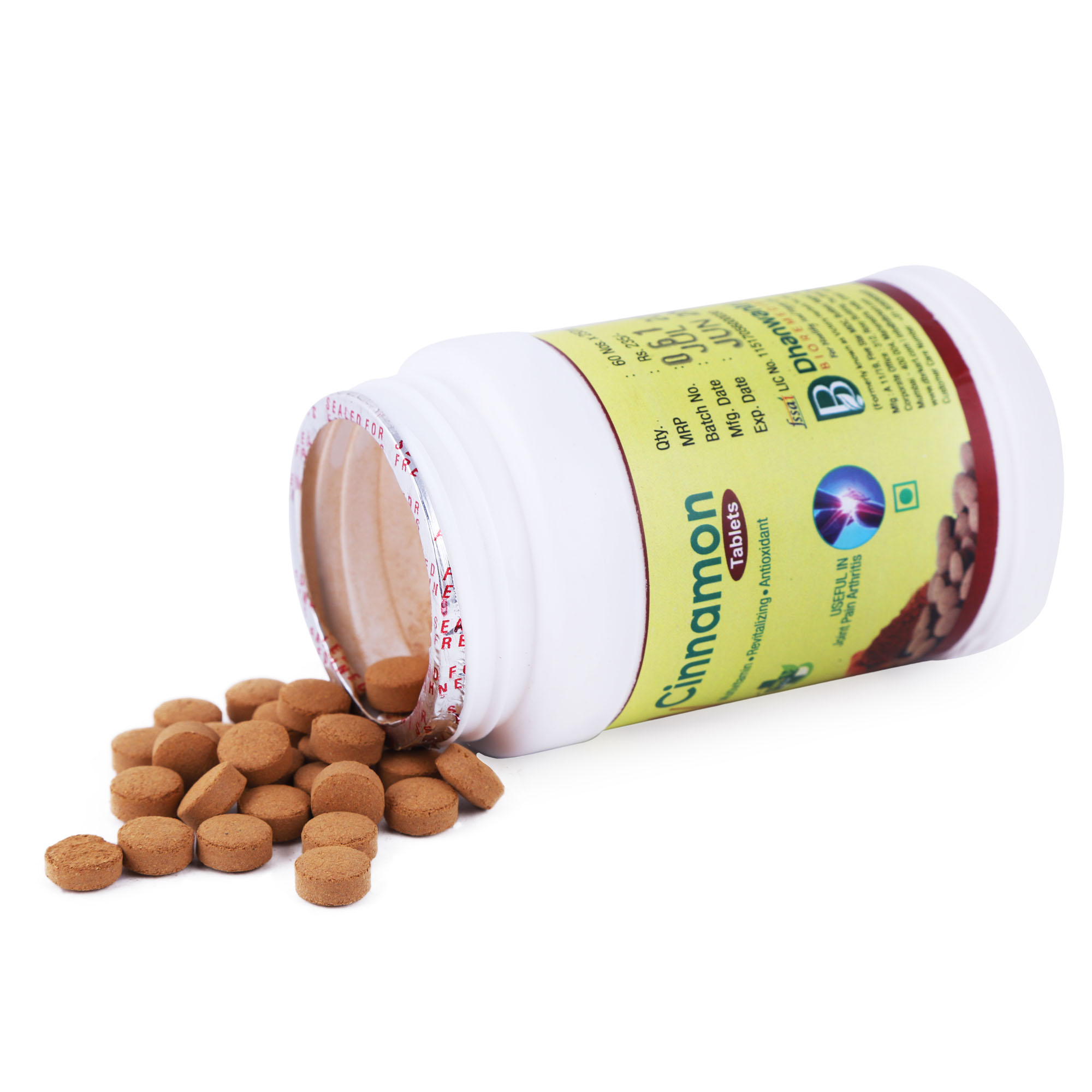CINNAMON TABLETS - by Dhanwantri Bioremedies Pvt Ltd - Stevifit